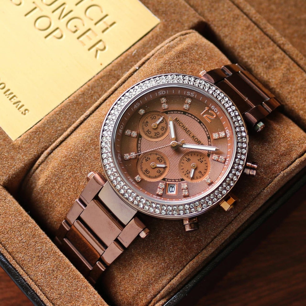 MICHAEL KORS PARKER BROWN DIAL – TRP Watches